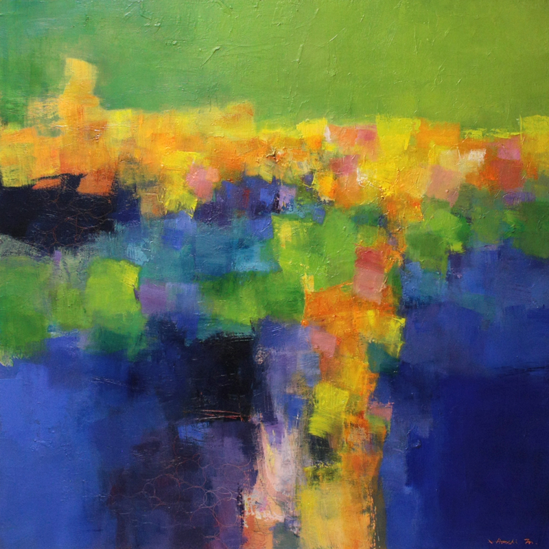 Abstract Oil Painting Japanese at Gayla Wilson blog